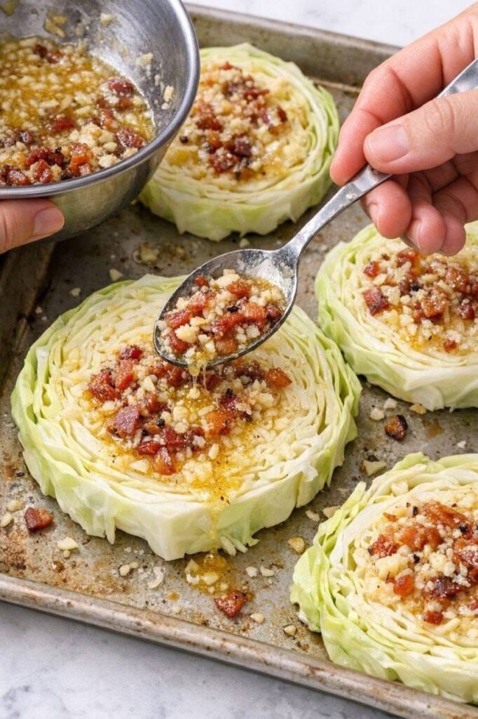 Baked Cabbage Steaks with Cheese – Easy Roasted Cabbage Recipe – Tasty ...